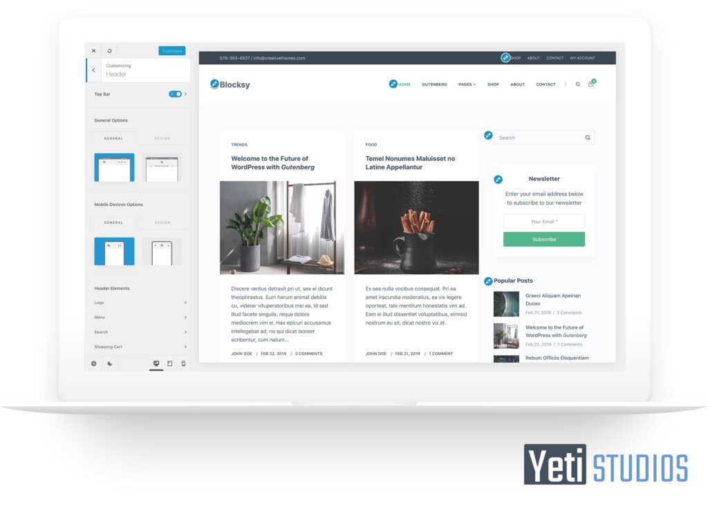 Yeti Studios Services