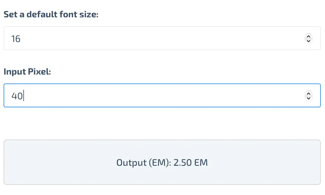Easy PX To EM Conversion